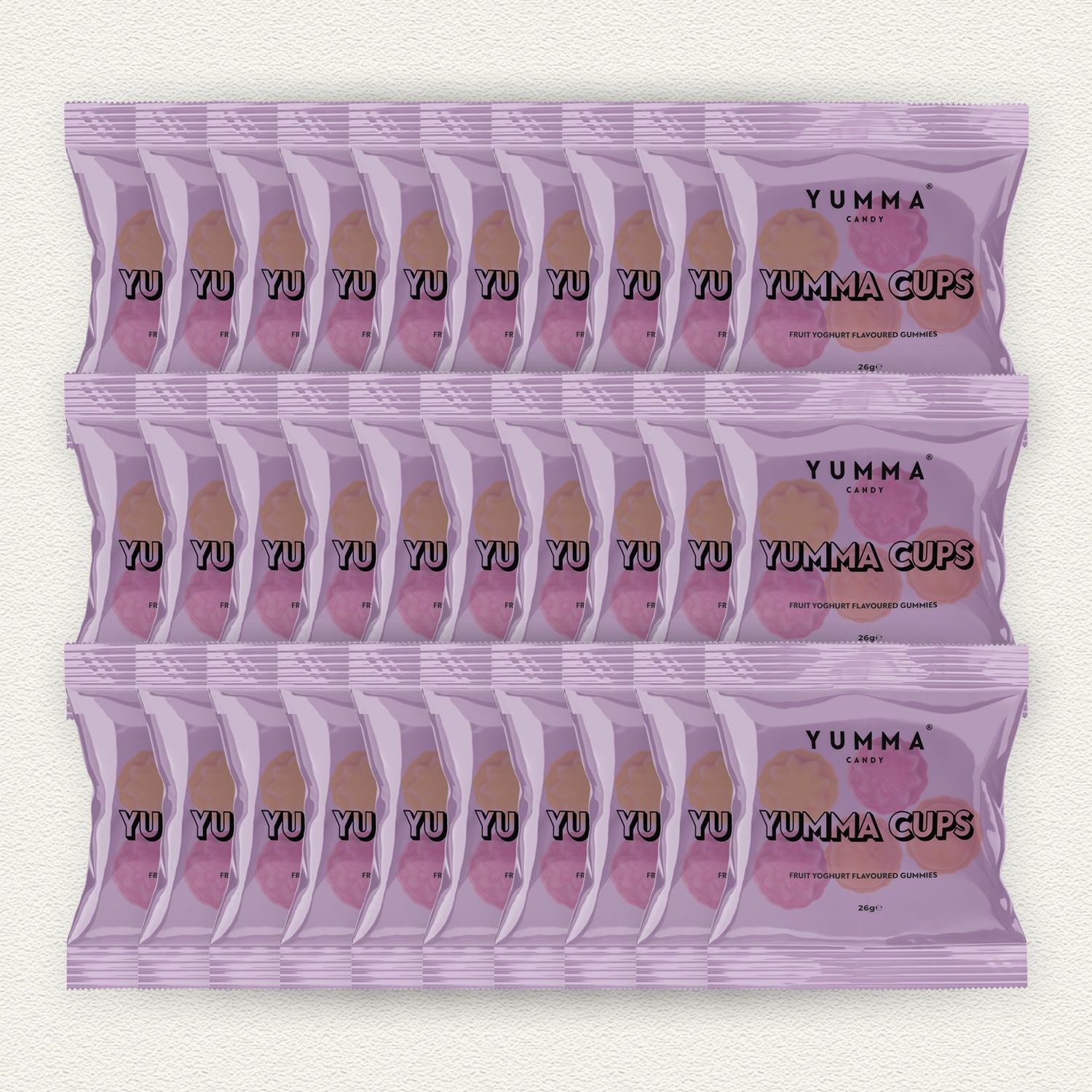 Yumma Cups Mini Pack Bundle (30 x 26g) – Yumma Candy
