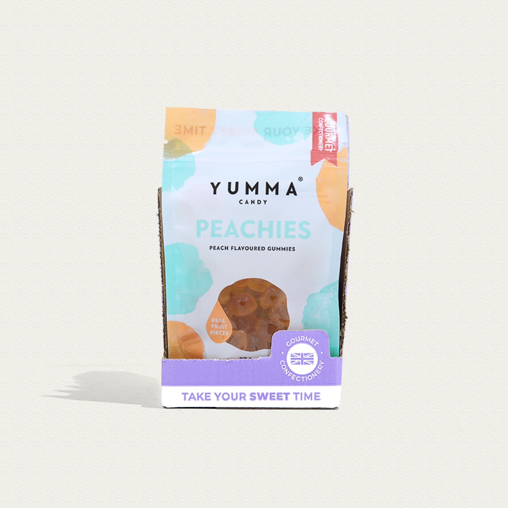 Peachies Box (7 x 138g) – Yumma Candy